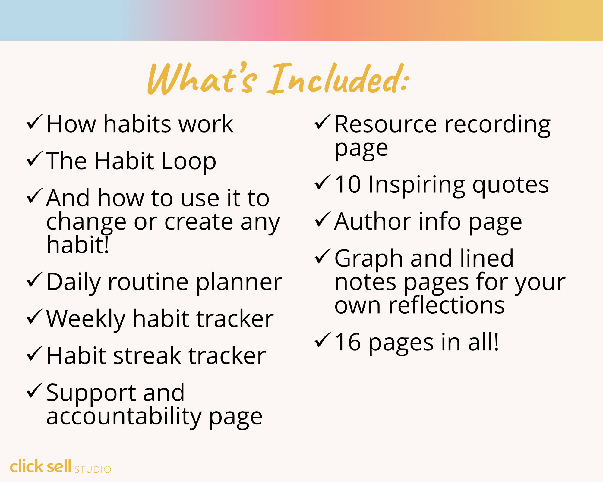 Habit Building Editable Canva Template Commercial Use - Etsy