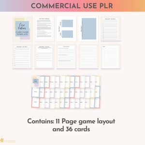 Core Values Card Game & Deck Canva Template for Business Coaching and ...