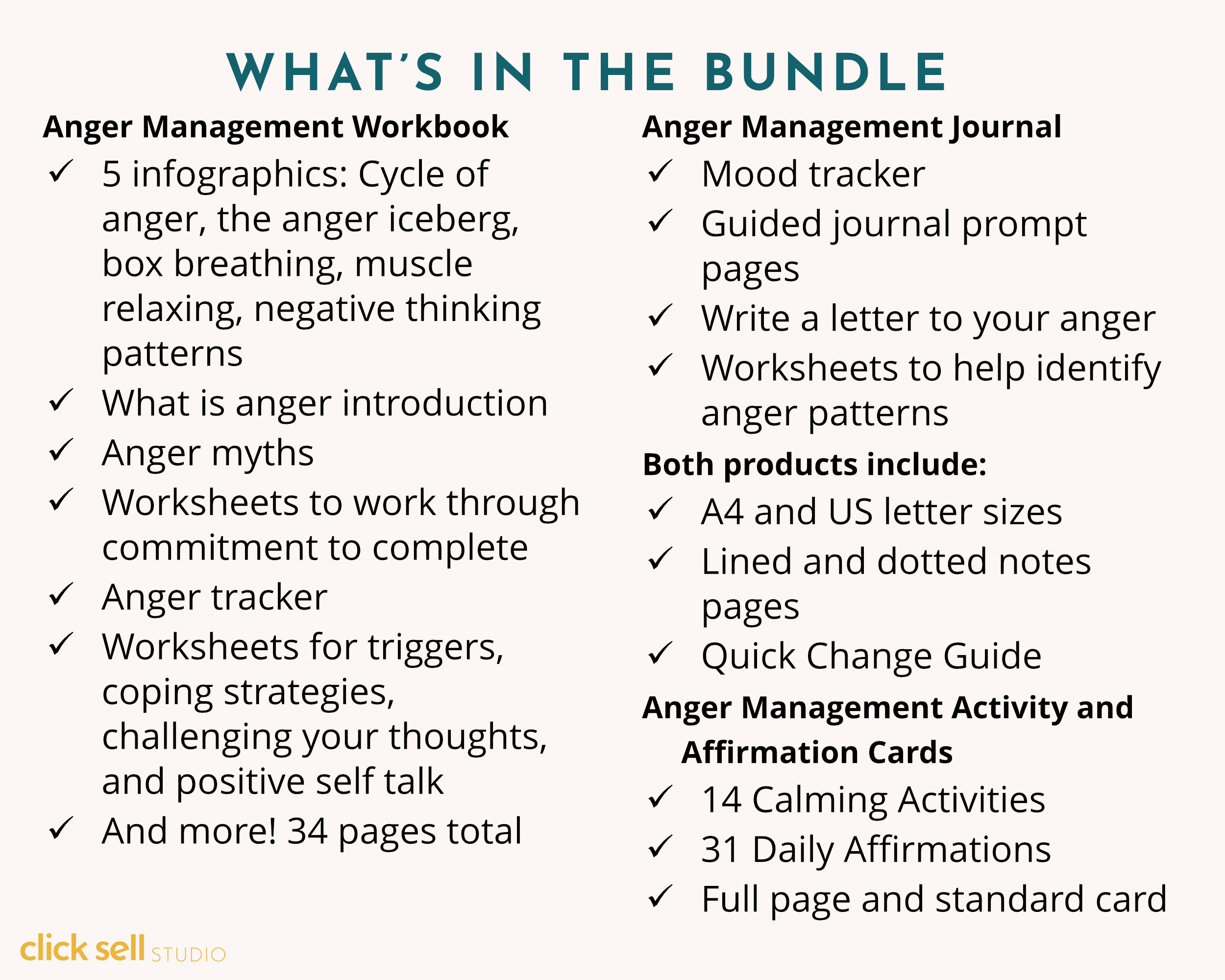 Anger Management Editable Canva Template Set PLR Commercial Use ...