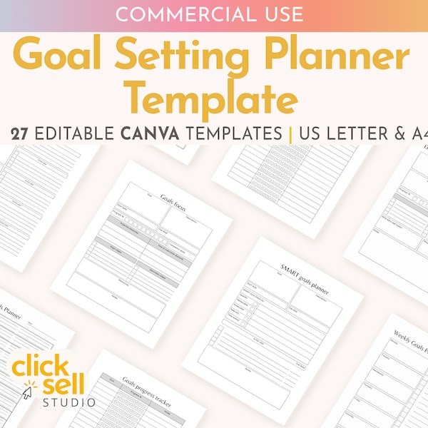 Goal Planner - Etsy