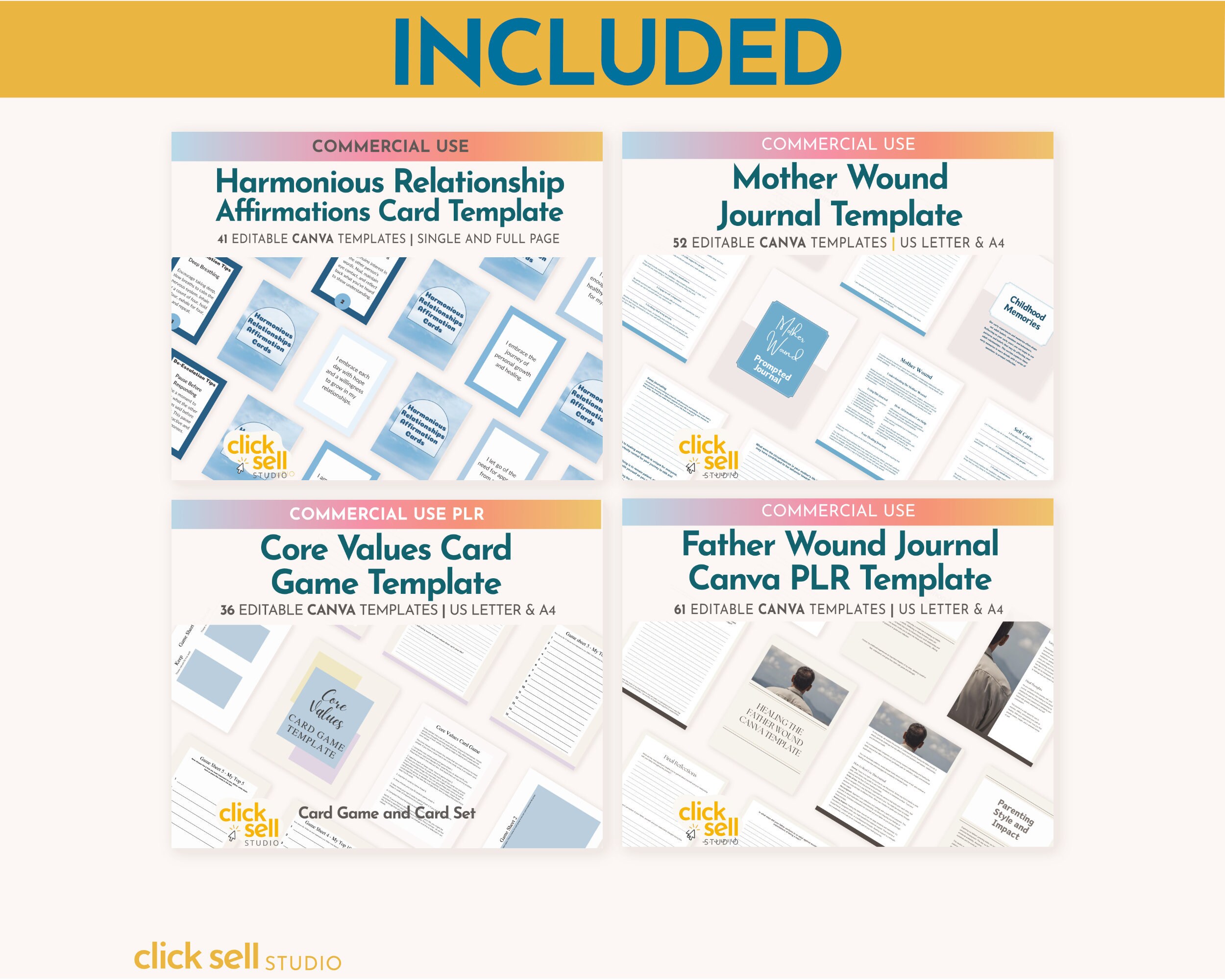 Relationship Recovery Canva Templates: PLR Workbook & Journal Bundle - Etsy