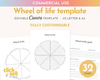 Canva A4 Template - Etsy