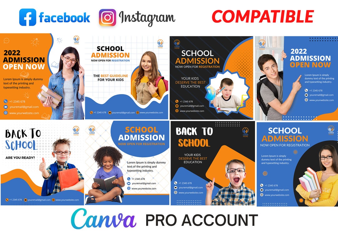 Education Canva Banner Template - Etsy