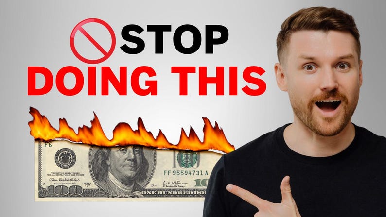 Youtube Thumbnail Canva Made Templates for Personal Finance - Etsy