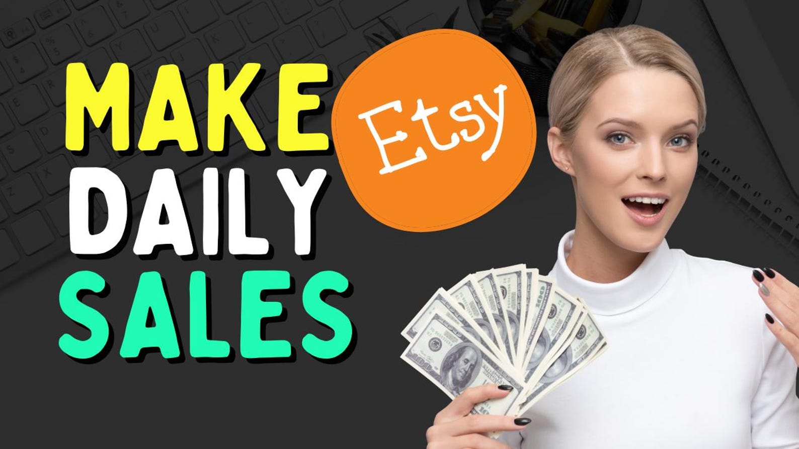Etsy Youtube Thumbnail Canva Template 8 - Etsy