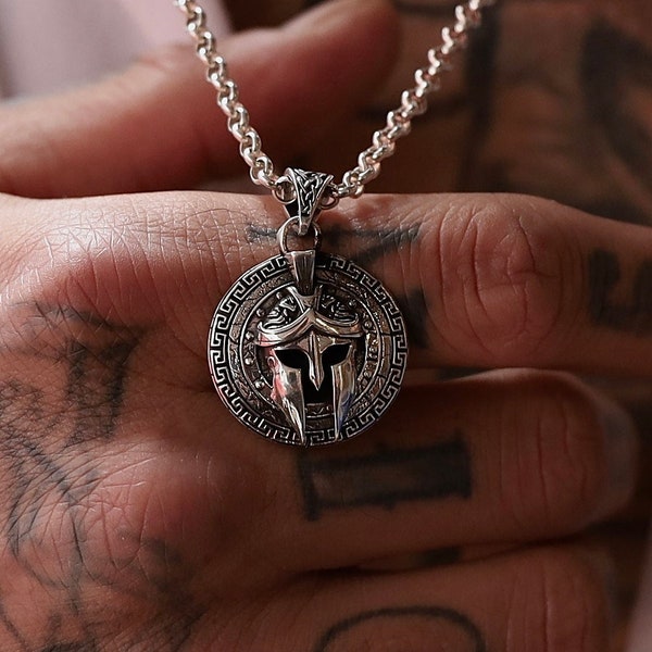 Spartan Men Necklace - Etsy