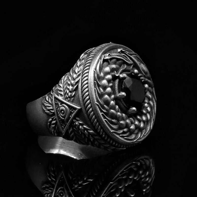 Ouroboros Ring - Etsy