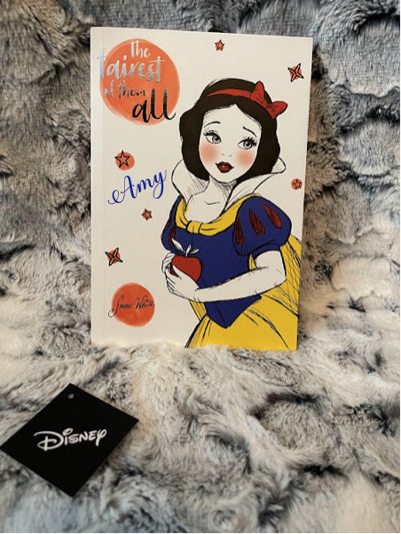 Personalised Disney Princess Notebook Cinderella/snow - Etsy
