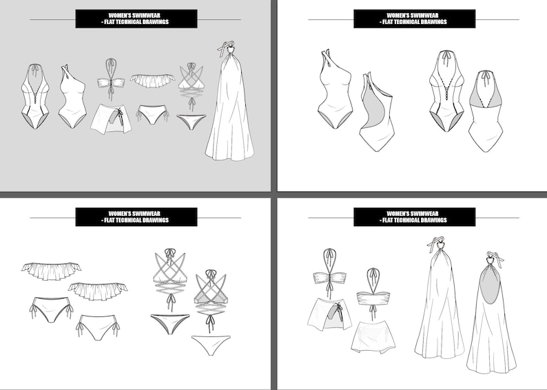 Women Swimwear Bikini Bra Top Swimsuit Beach Cover up Dress Skirt ...