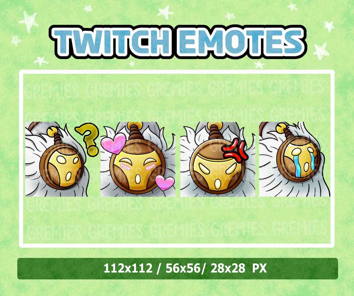 4 League of Legends Emotes Bard - Instant Download - 112x112 56x56 ...