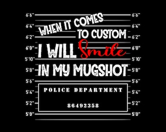 Smile in Mugshot Svg - Etsy
