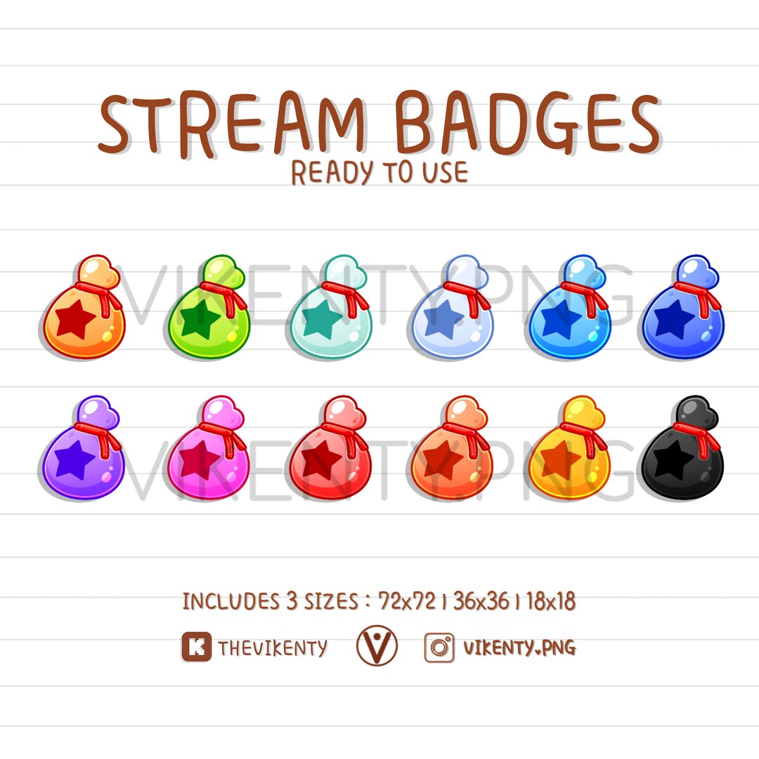 ACNL Tinker Bell Twitch Badges X12 Animal Crossing Stream - Etsy
