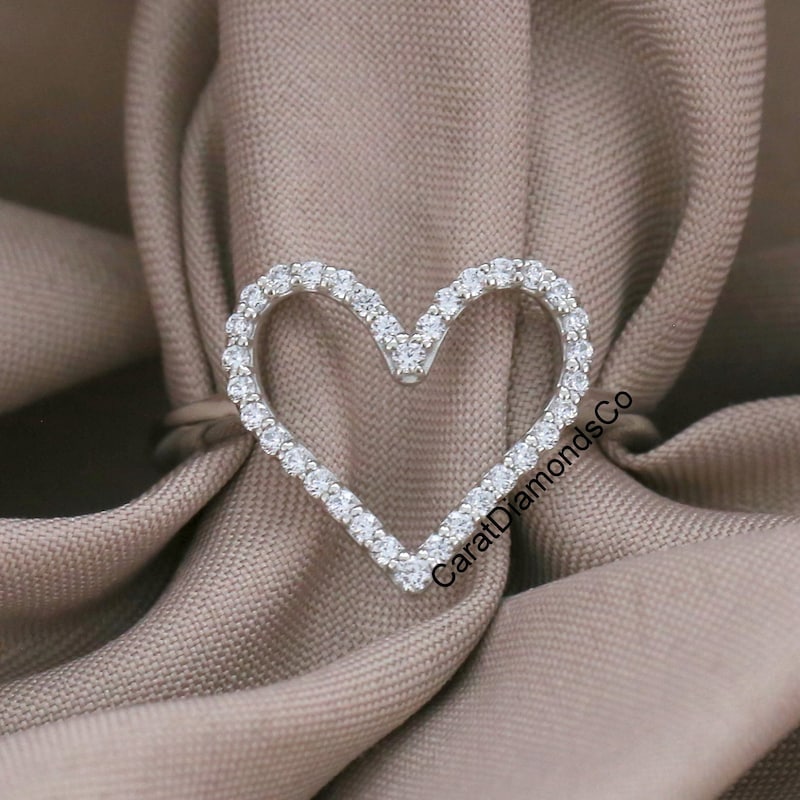 Diamond Outline Ring - Etsy