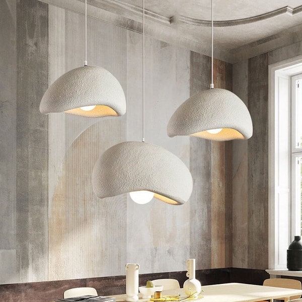 Plaster Pendant Light - Etsy