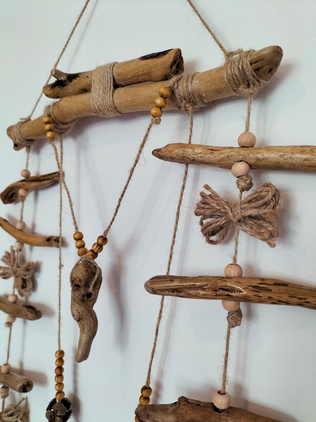 Handmade Driftwood Wall Hanging, Boho Wall Hanging, Driftwood Decor ...