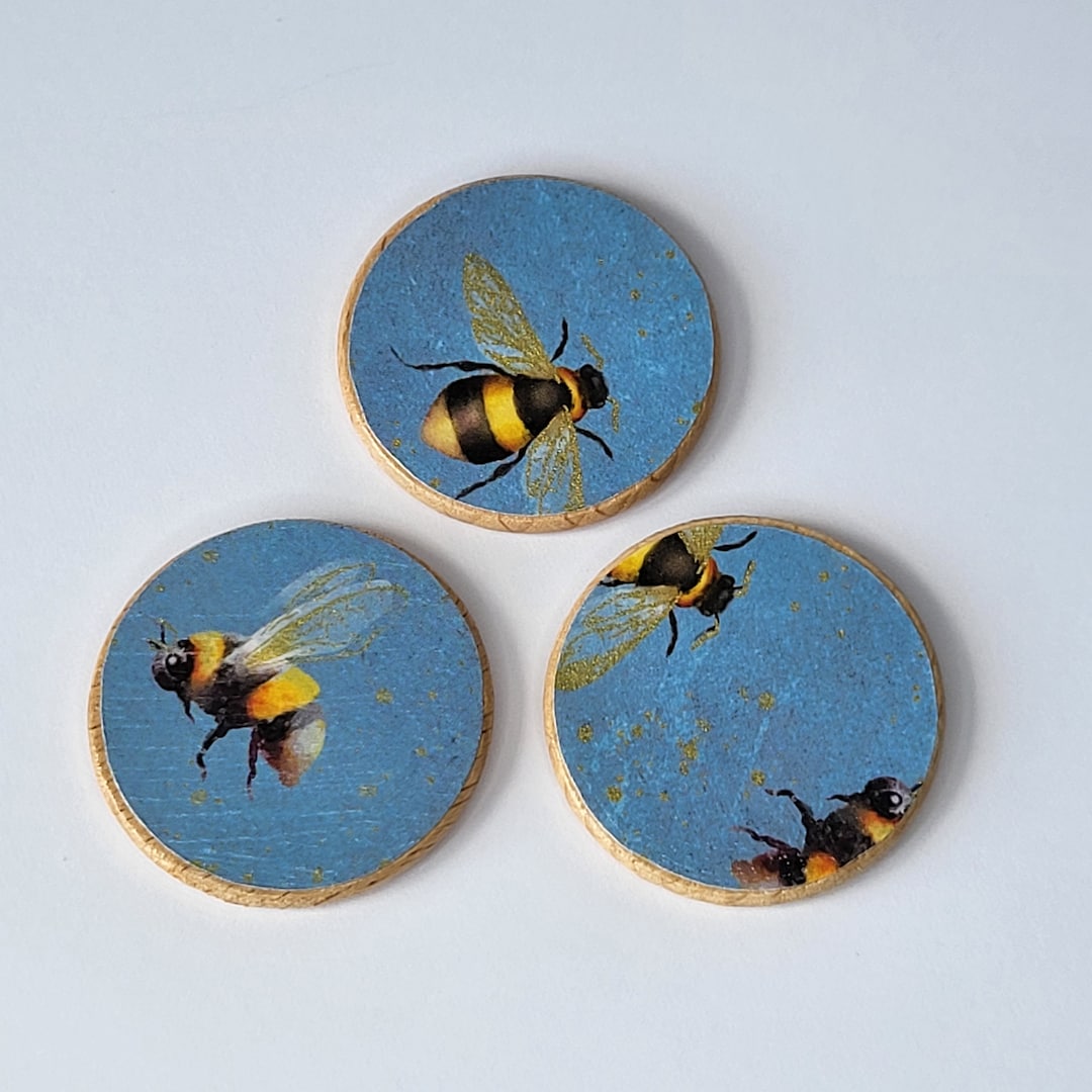 Bumble Bees Office Magnets Refrigerator Magnets - Etsy