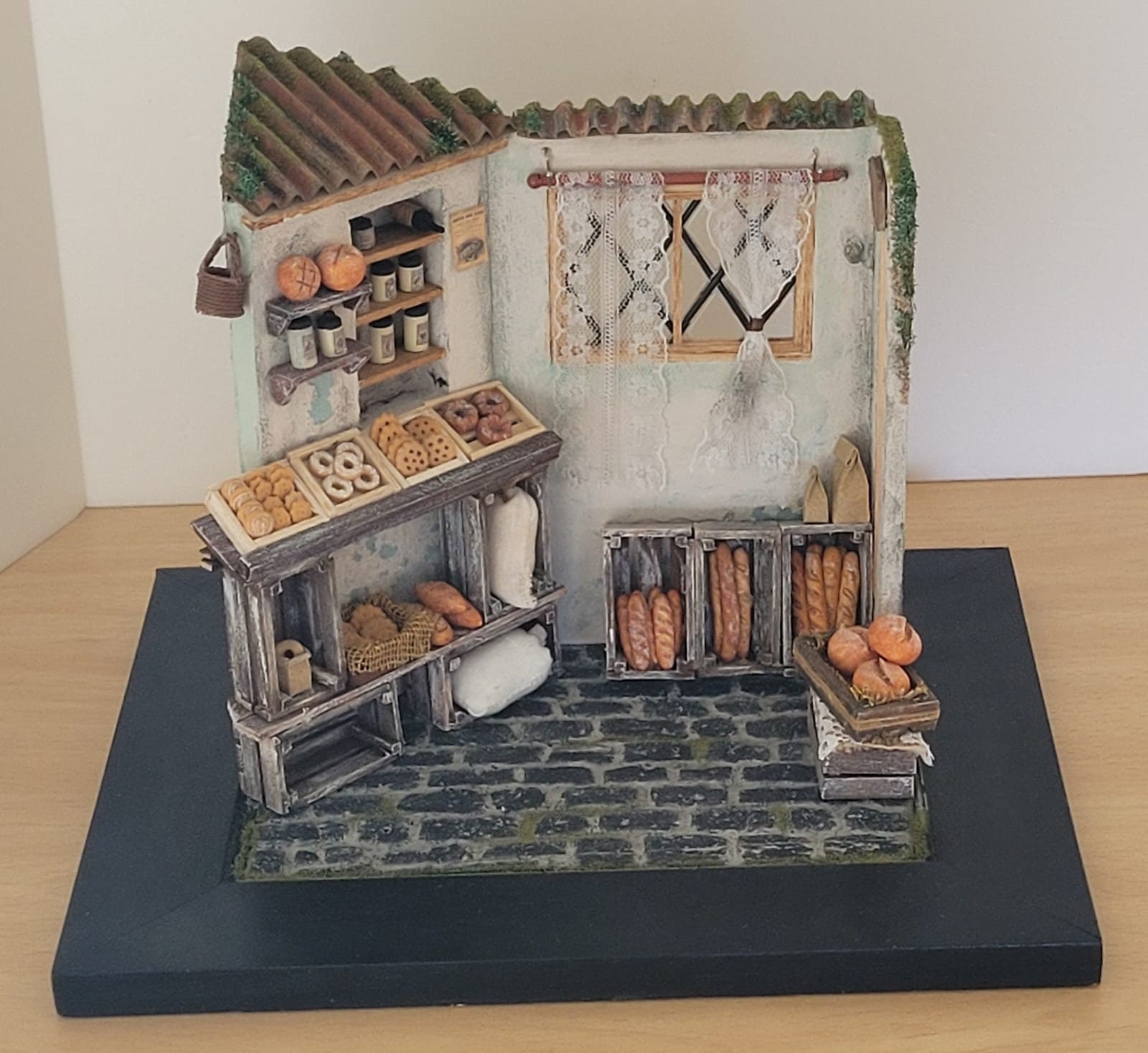 Miniature Old Style Bakery-victorian Bakery-diorama Scene Miniature Art ...