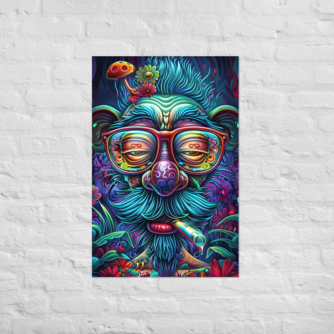 Tripp Trance Poster, Museum Quality, Thick Matte Paper, Psychedelic ...