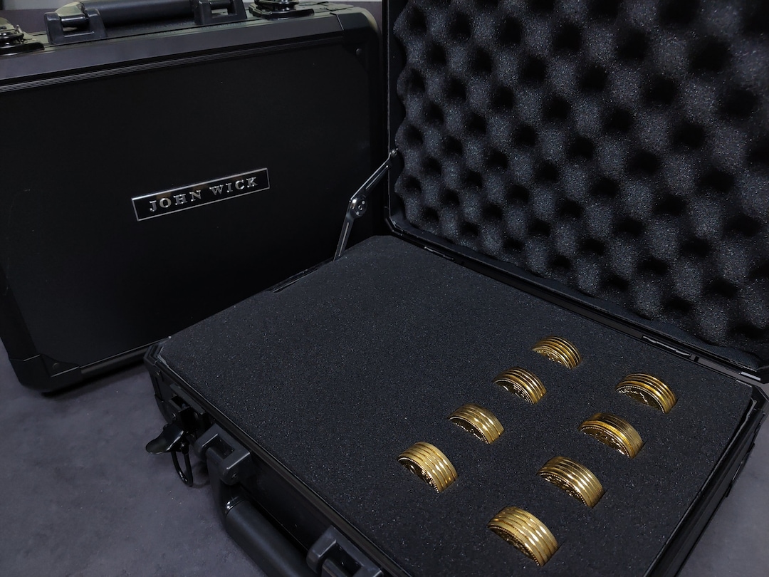 Continental Coin Case the Continental Gold Coin Display Case Cosplay ...
