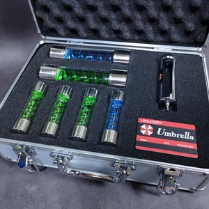T Virus Syringe Case Resident Evil Sample Suitcase Umbrella Prop - Etsy