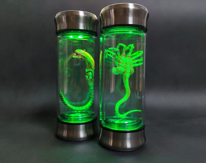 Alien Xenomorph/facehugger/chestburster Weyland Vial Capsule Movie Prop ...