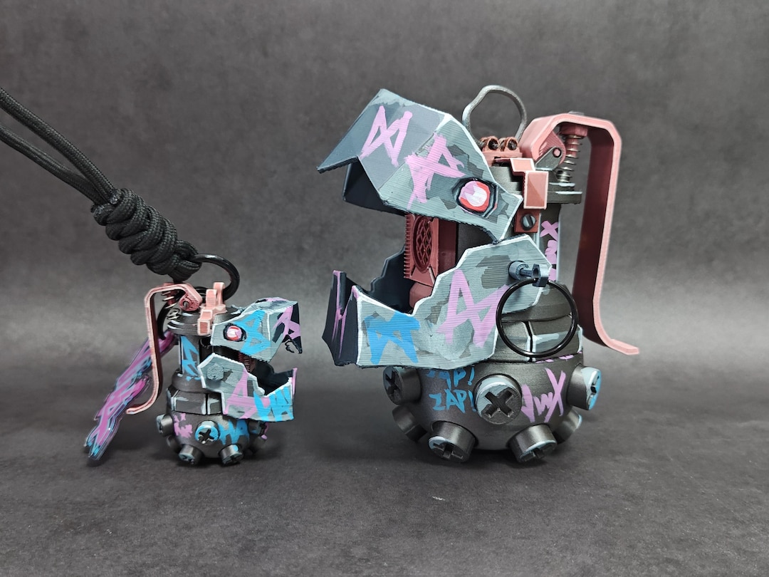 Jinx Grenade Bomb Jinx Cosplay Arcane Flame Chomper Props - Etsy