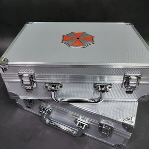Umbrella Suitcase T Virus Vial Display Case Cosplay Resident Evil Prop ...