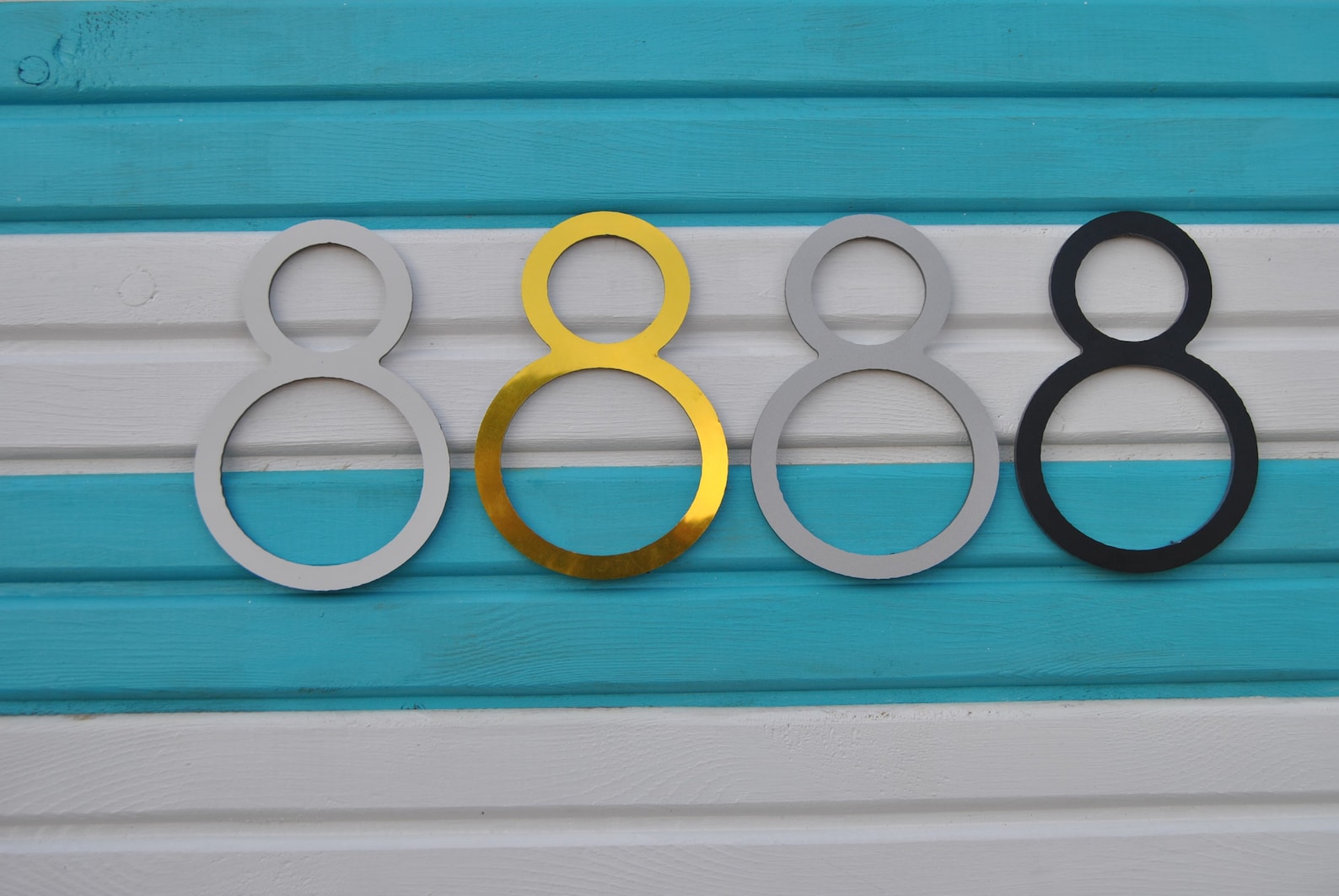 5 Inch Black House Numbers Modern Door Numerals for Curb - Etsy