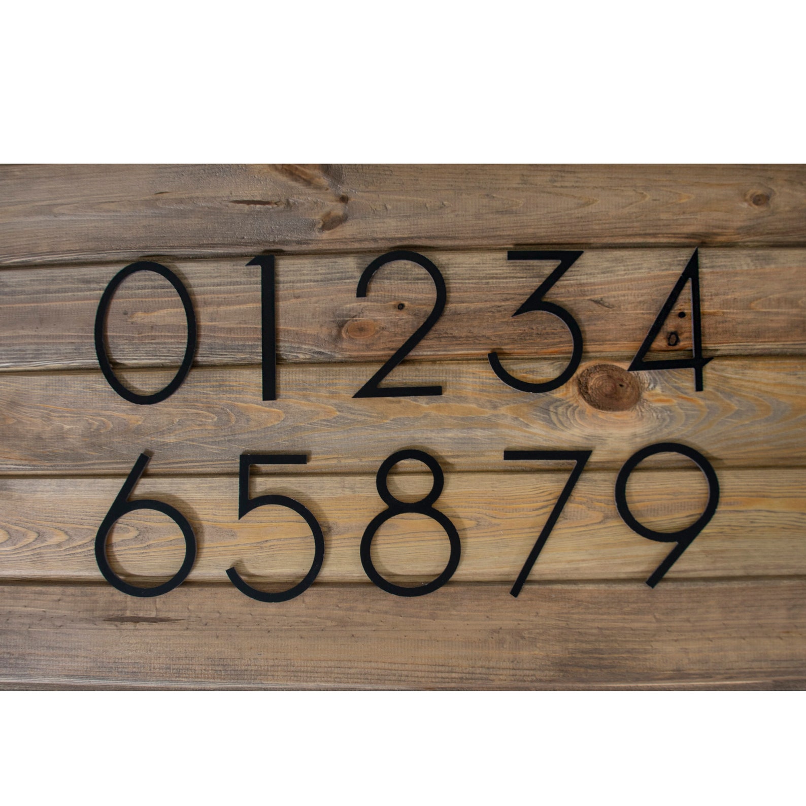 5 Inch Black House Numbers Modern Door Numerals for Curb - Etsy