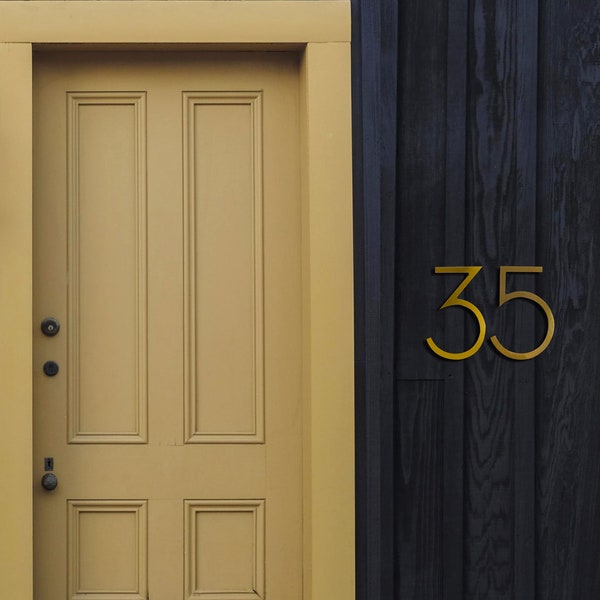 Mid Century Modern House Numbers - Etsy