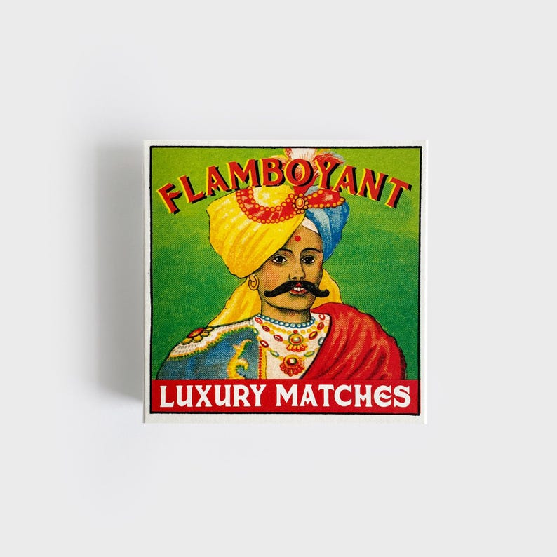 The Flamboyant Matchbox - Etsy