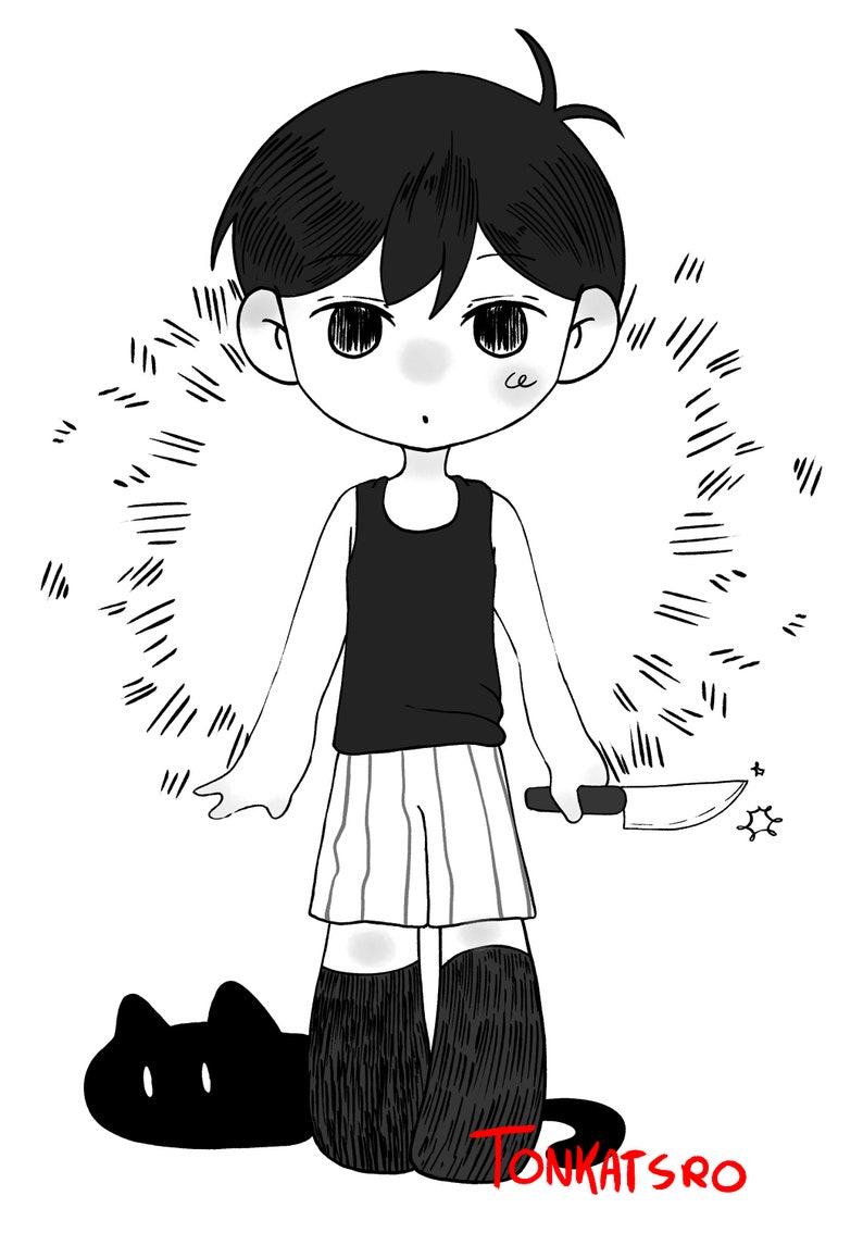 OMORI Omori & Sunny and Mewo Sticker Set 2pcs - Etsy