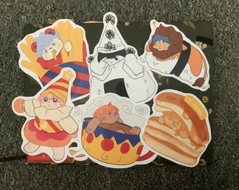 Clown O Vision Basic Set 6pcs / 1pc Cute and Colourful Clown Stickers ...