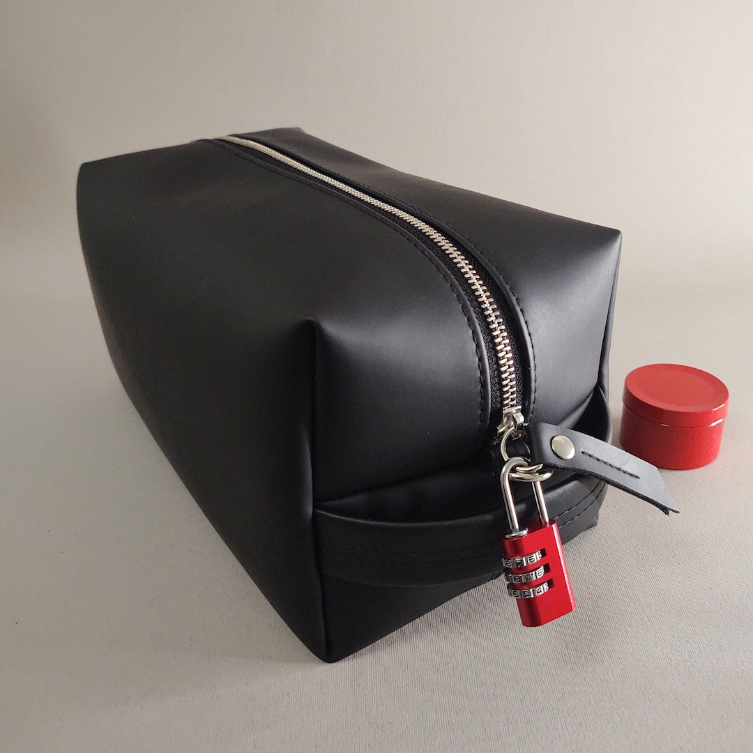 Lockable Adult Toy Storage Bag - Dopp Kit With Lock + Pouch - Etsy