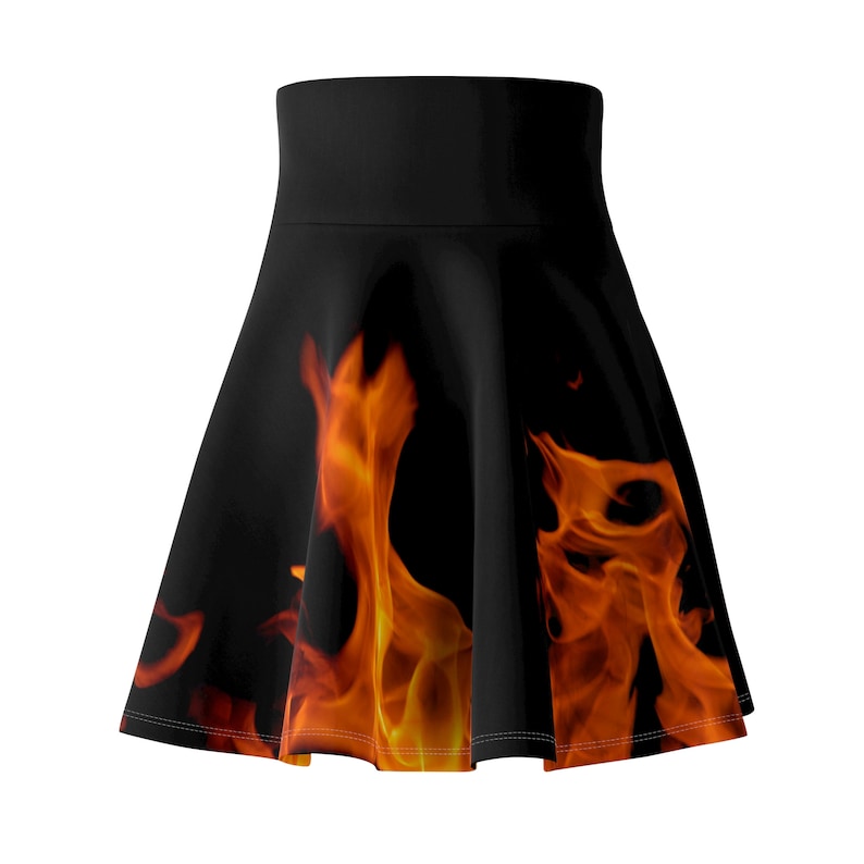 Flames Women's Skater Skirt - Etsy