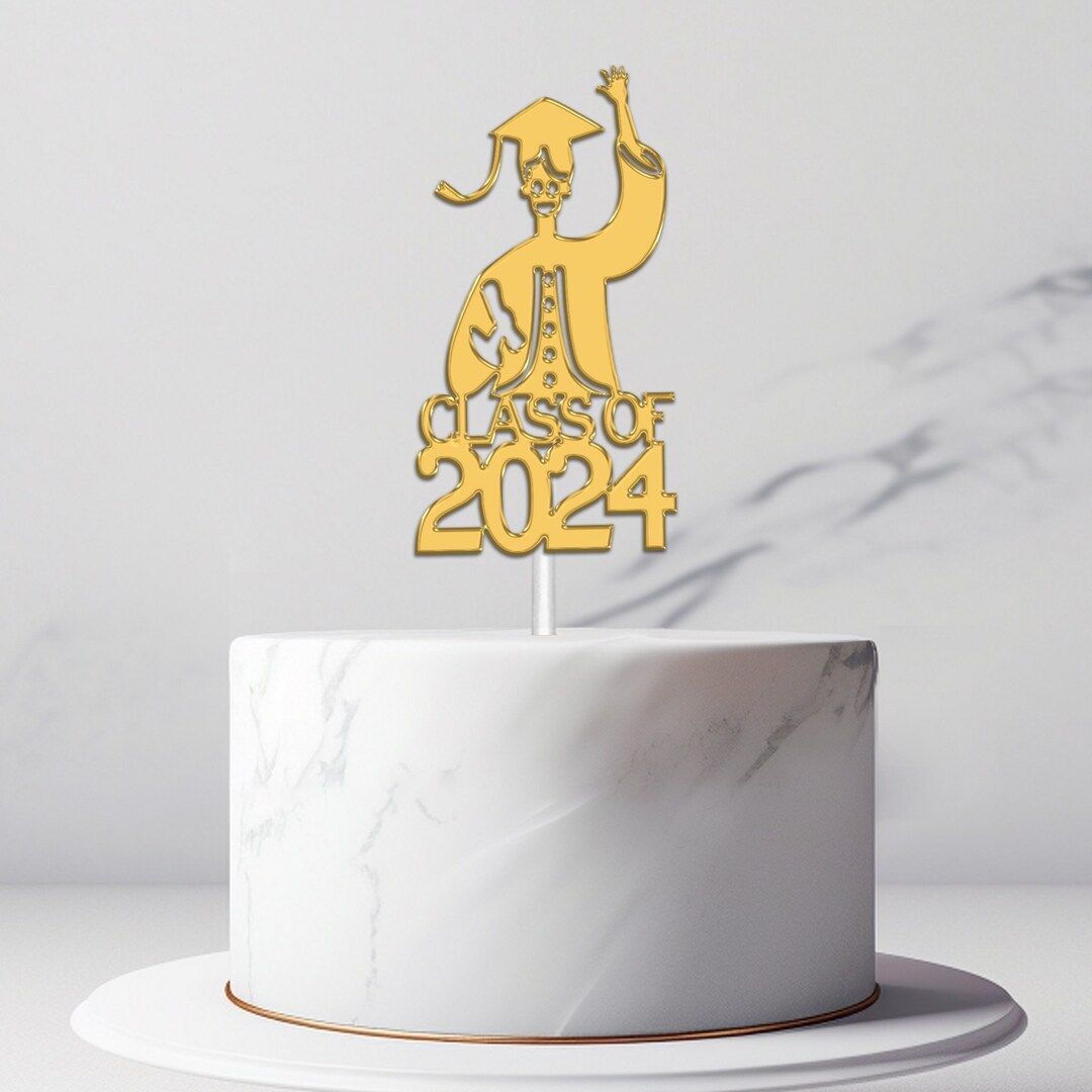 Personalised Graduation Cake Topper Custom Congrats Cake Topper ...