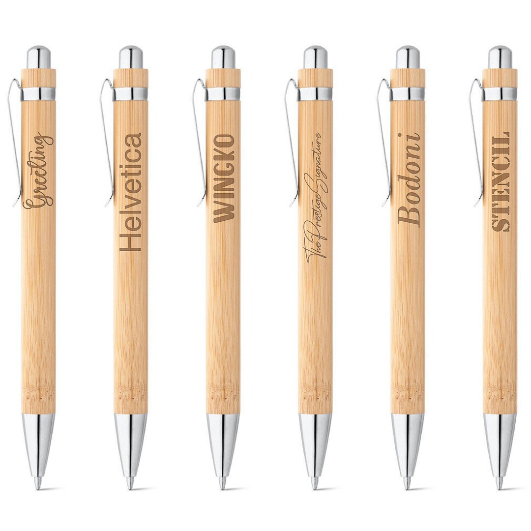 Eco-friendly Personalised Bamboo Pen, Engraved Pen, Custom Bamboo Pen ...