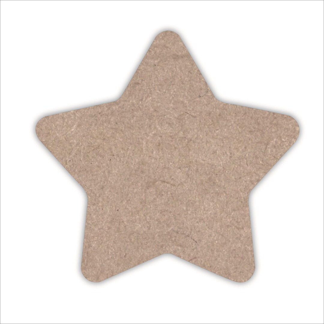 Wooden Plywood Stars Laser-cut, Craft Supplies Wooden Stars , Wood Star ...