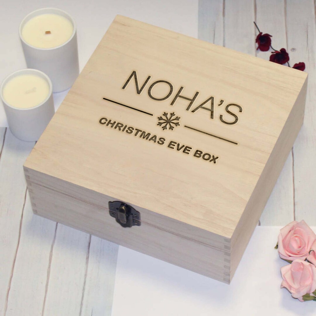 Personalised Christmas Memory Box Keepsake for Her and Him Christmas ...