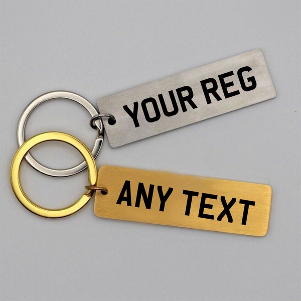 Number Plate Keyring - Etsy UK