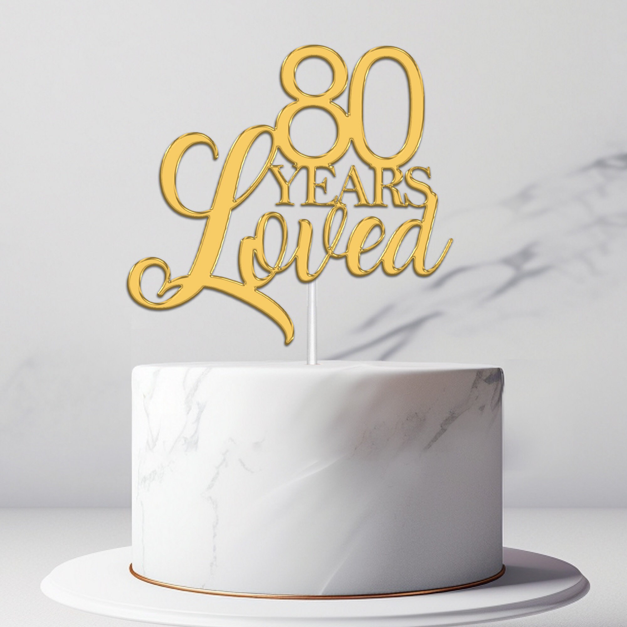 Personalised Birthday Cake Topper | Custom Cake Topper | Happy Birthday ...