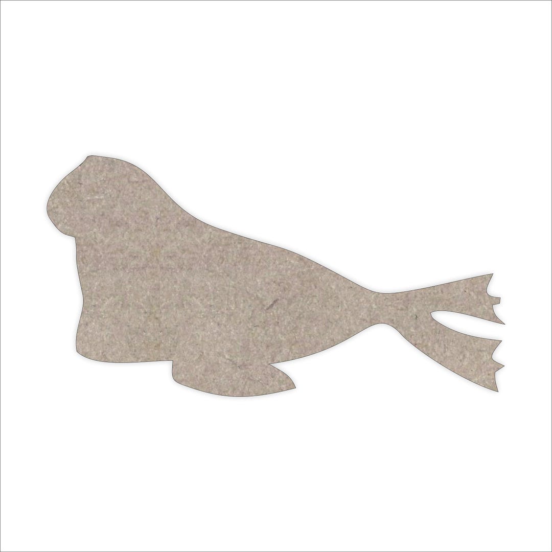 Wooden Walrus Shape for Crafts and Decoration - Laser Cut - Walrus ...