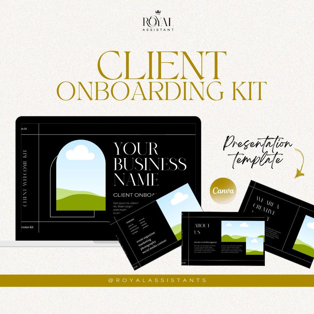 Client Onboarding Kit Template for Social Media, Entrepreneurs ...