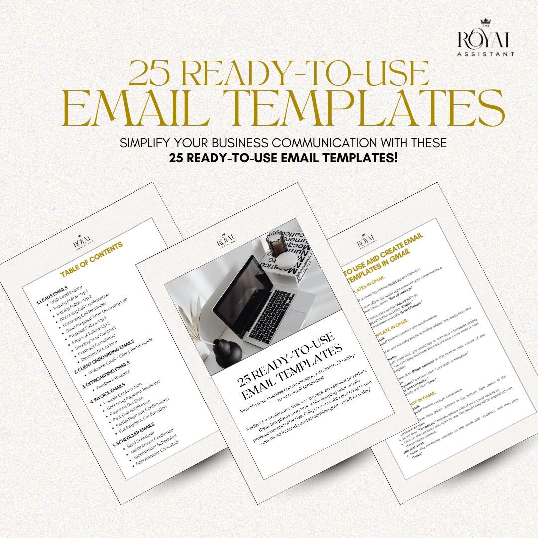 25 Ready-to-use Email Draft Templates for Entrepreneurs, Professional ...