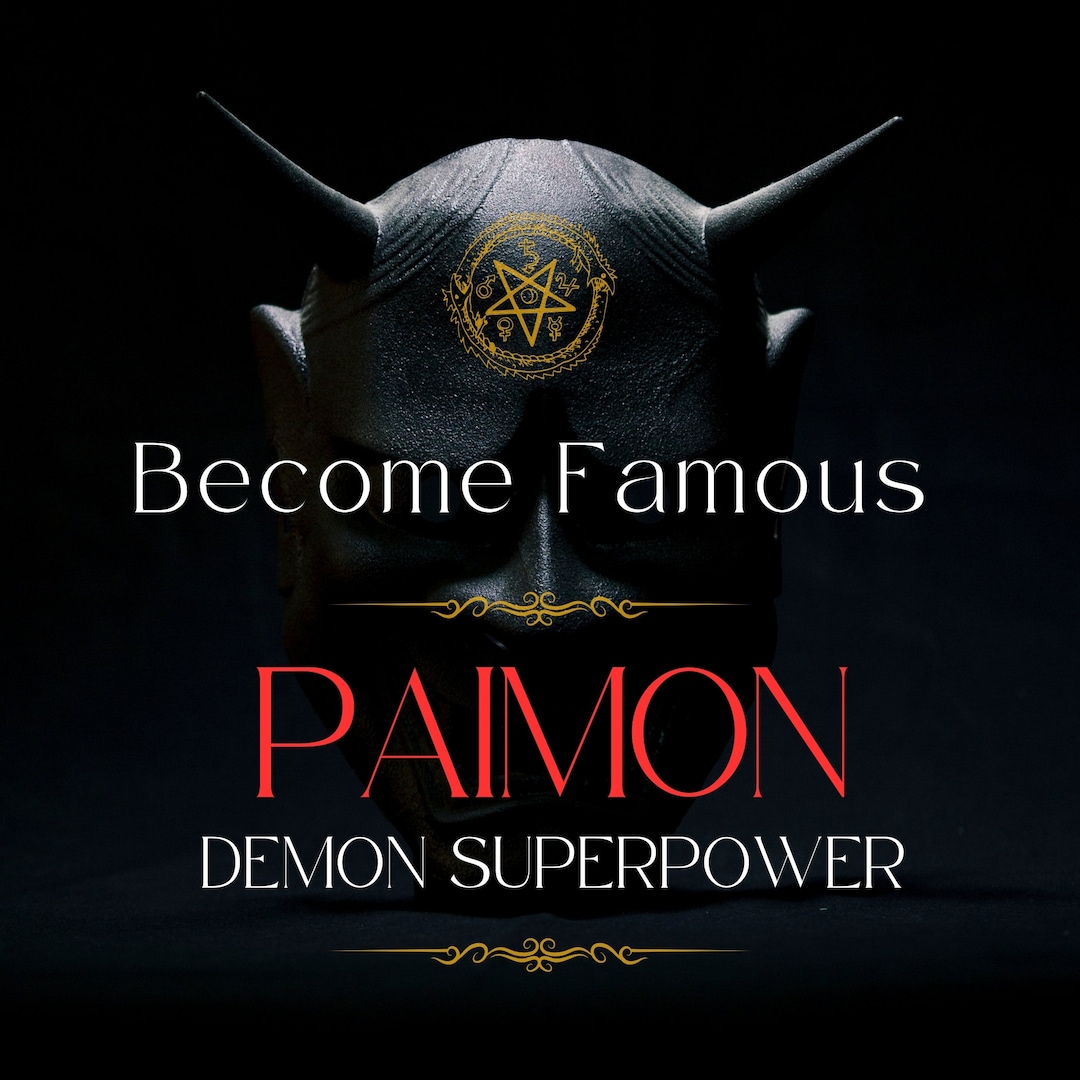 PAIMON Become Famous Demon Superpower - Etsy