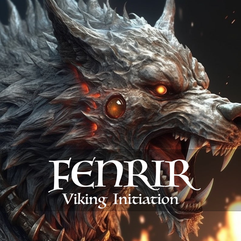Norse Pagan FENRIR WOLF Initiation Spells . Attunement With - Etsy