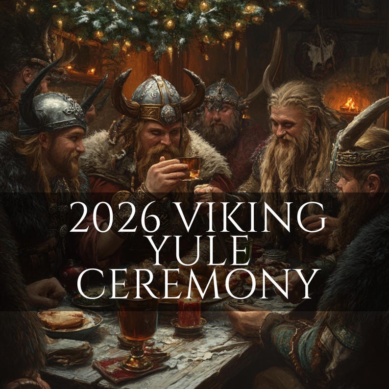 2026 Viking Yule Ritual, Norse Gods Ceremony - Etsy UK