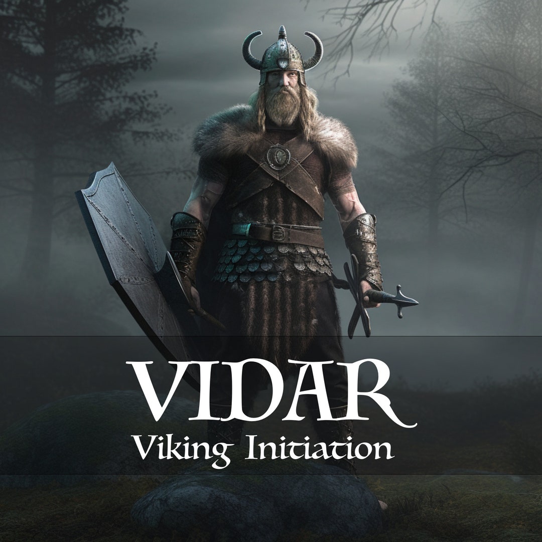 Viking God Vidar Initiation. the Viking Pagan Gog of Universal Balance ...