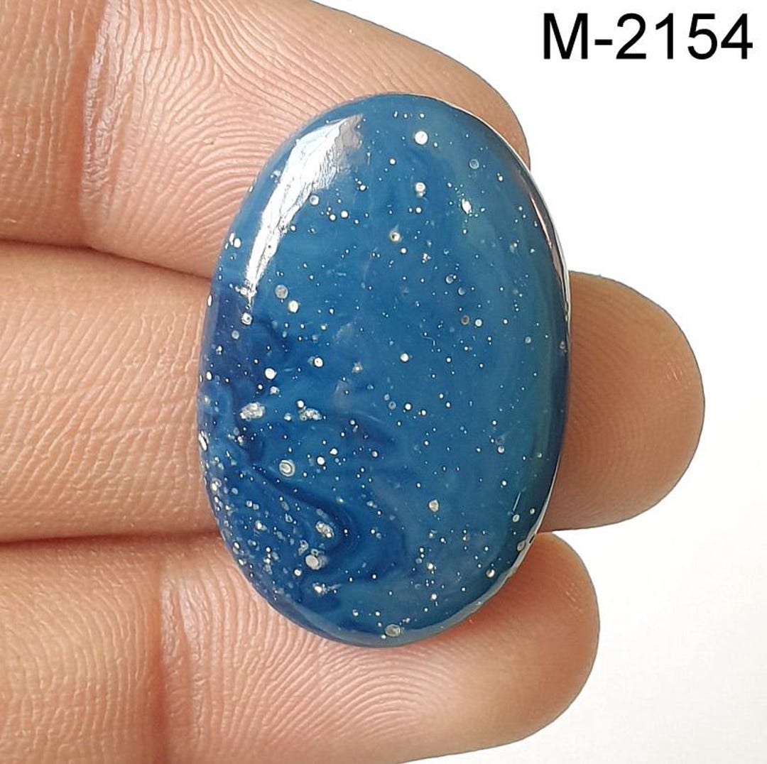 Natural Leland Blue Gemstone, Attractive Leland Blue Crystal Cabochons ...