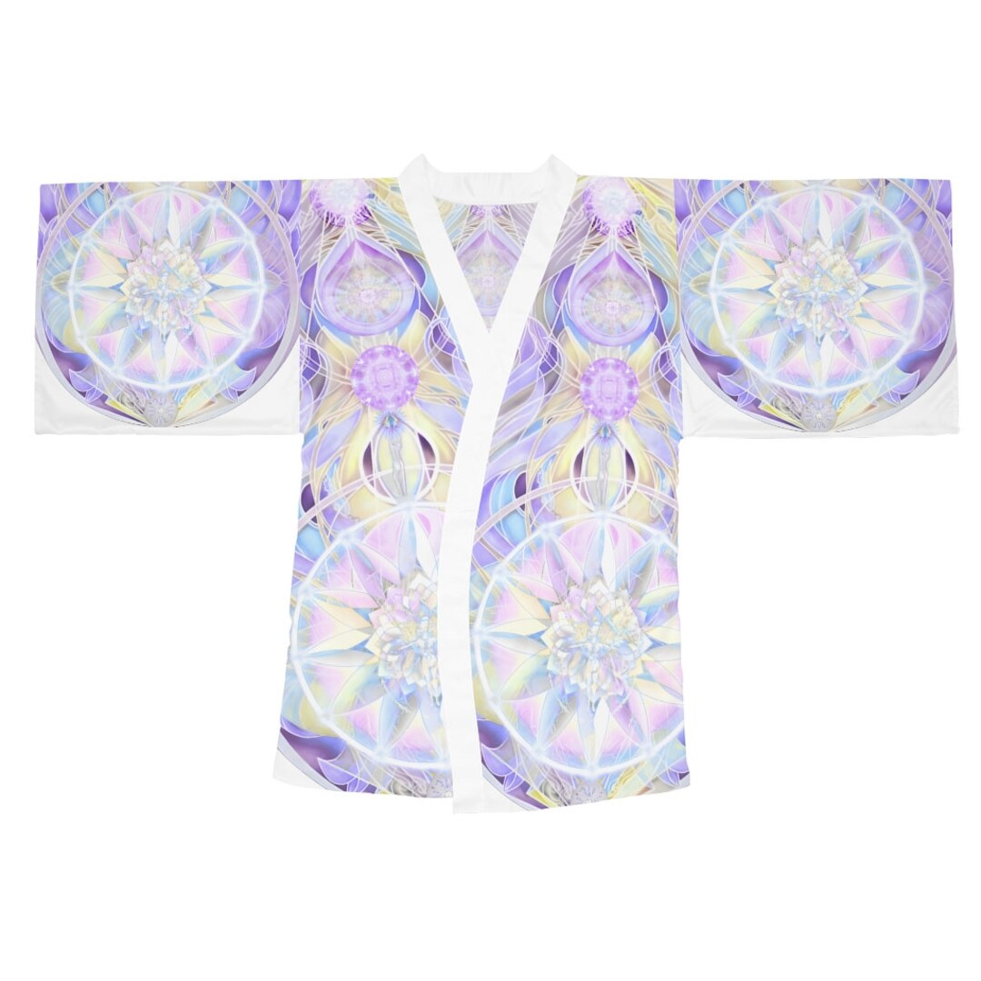 Ascension Through the Chakras Sleeve Kimono Robe - Etsy